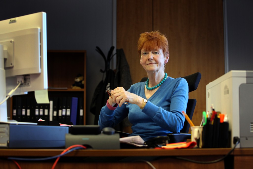 Police Commissioner Vera Baird, in her office on Balliol Business Park ...